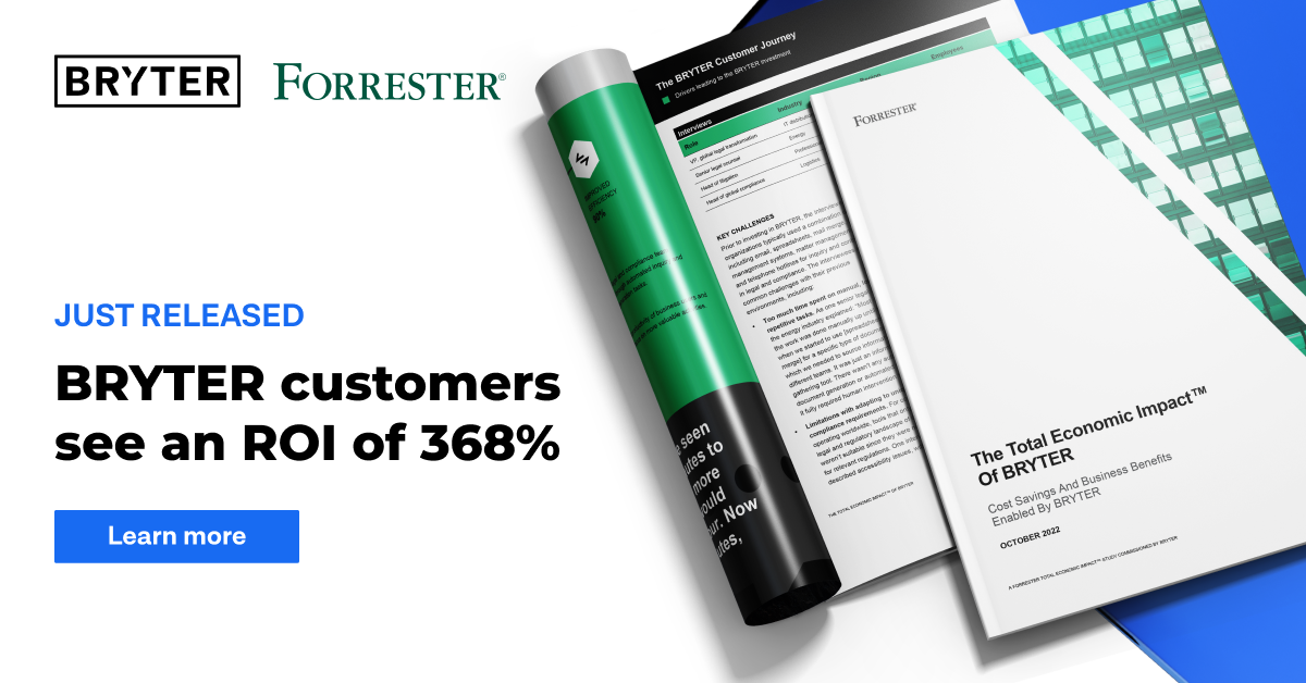 Forrester Study Reveals a 368% ROI for BRYTER